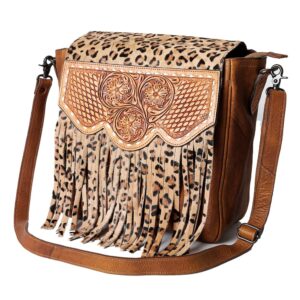 american darling cross body hand tooled hair on-genuine leather western women bag handbag purse | crossbody bag for women | cute crossbody bag | crossbody purse