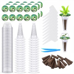 luxmool 131 pcs seed pods kit compatible with aerogarden, suitable for hydroponics growing system for a variety of plants, outdoor and indoor hydroponics supplies