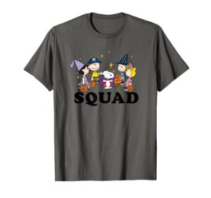 peanuts halloween squad t-shirt