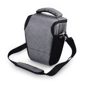 justyinuo gray digital triangle bag camera bag fit for nikon fit for coolpix b600 b700 b500 fit for sony hx400 hx350 h300 h400 dsc rx10 rx10 iii rx10 iv camera bags & cases