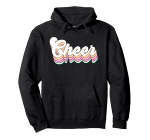 retro cheer pastel cheerleader women teen girls aesthetic pullover hoodie