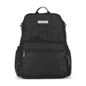 jujube | zealous diaper bag backpack and fashionable travel bag with 9 pockets | black catwalk