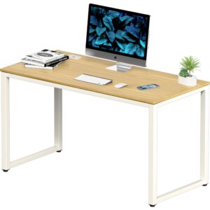 shw artwork office 48-inch computer desk, oak