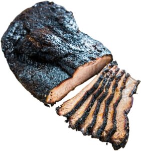 roots renowned 18 hour smoked brisket 8-10 lbs- fully cooked – master chef prepared & blast-chilled – perfect for festive dinners, gifts