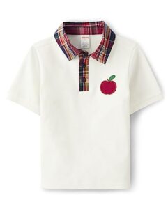 gymboree,and toddler short sleeve polo shirt,apple,12