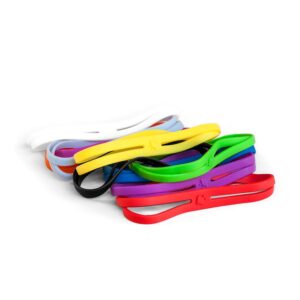 grifiti band joes x cross style 6" assorted color 20 pack big strong elastic rubberbands pressure cooking, office, puzzles, board games heat cold uv large colorful heavy giant silicone rubber bands