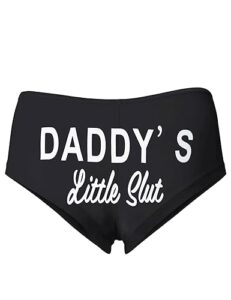 promoted to big sister daddy's little slut sexy slutty underwear panties women's booty shorts (x-large)