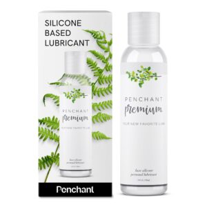 penchant premium silicone lube - personal lubricant for women & men - latex-safe, water-resistant, hypoallergenic, paraben-free - 4oz