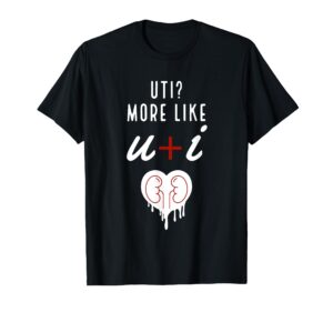 uti more like u+i valentine's day design t-shirt