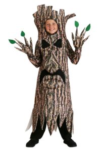 child terrifying tree costume small