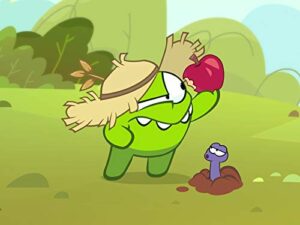 om nom stories: super-noms - wormy apple