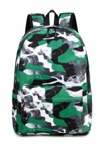 lmwzh backpack for boys girls elementary waterproof teen school bags kids bookbag lightweight camo green（2023 model）