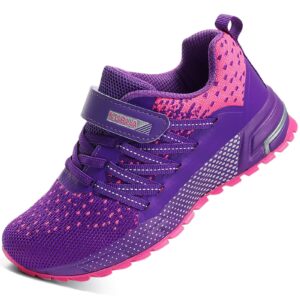 kubua kids sneakers for boys girls running tennis shoes lightweight breathable sport athletic