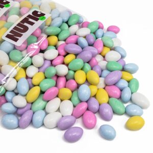 jordan almonds | 5 lb | assorted mix pastel colors - party candy covered almond | wedding favors | nuts with sweet hard candy coating - bulk - italian confetti