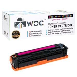 woc remanufactured toner cartridge replacement for hp ce343a (651a) (magenta) for use in laserjet enterprise 700 color mfp m775