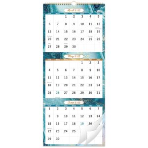 2025-2026 wall calendar - 3 month calendar 2025-2026, april 2025 - july 2026, 11" x 26", 2025 calendar (vertical), large monthly calendar, lay- flat, perfect for your busy schedule