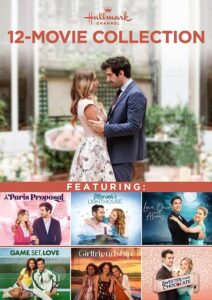 hallmark 12-movie collection (a paris proposal / moriah’s lighthouse / love, once and always / game, set, love / girlfriendship / sweeter than chocolate / made for each other / the professional bridesmaid / truly, madly, sweetly / a pinch of portugal / he