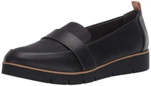 dr. scholl's shoes women's webster loafer, black, 8 us