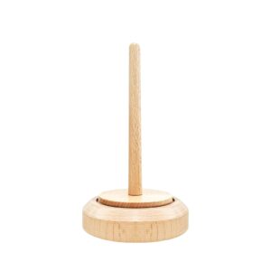 wnynuep wooden yarn holder dispenser for crocheting, portable crochet yarn ball holder for knitting, wool rope finisher ribbon storage knitting winder embroidery crochet accessories