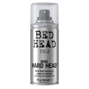 tigi bed head mini hard head spray, 3 oz