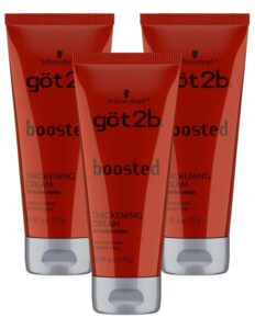 got 2b boosted thickening cream 6 ounce (pack of 3)