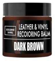 original maker of leather recoloring balm, leather scratch repair, leather color restorer, leather dye, leather paint, leather restorer kit for sofa, couch, car seat, coat and jacket (dark brown)