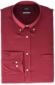 izod mens regular fit stretch gingham dress shirt, new hearth, 16 -16.5 neck 34 -35 sleeve large us