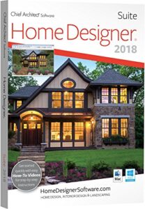 chief architect home designer suite 2018 - dvd