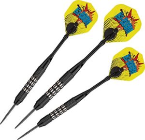 viper comix steel tip darts: ka-boom (black), 22 grams