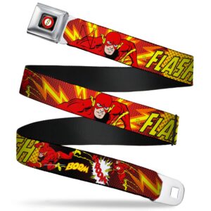 buckle-down seatbelt belt - the flash boom-kaboom! - 1.0" wide - 20-36 inches in length