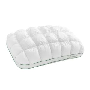 your moon fluffy support bed pillow queen size, super soft premium down-alternative filling for sleeping, luxury hotel quality bed pillows for side sleeper (white)