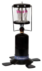 stansport double mantle propane lantern (170),black