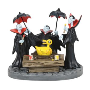 department 56 disney the nightmare before christmas village accessories vampire brothers prepare the duck toy figurine, 3.42 inch, multicolor