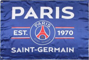 psg paris saint germain flag banner 3x5 feet soccer durable indoor or outdoor football soccer 2grommets