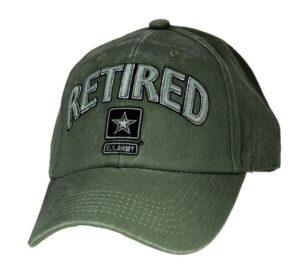 u.s. army retired cap. green