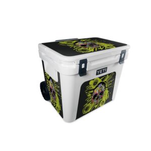 mightyskins skin compatible with yeti roadie 60 wheeled cooler - remains | protective, durable, and unique vinyl decal wrap cover | easy to apply, remove, and change styles | made in the usa