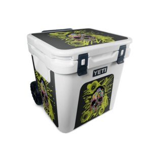 mightyskins skin compatible with yeti roadie 48 wheeled cooler - remains | protective, durable, and unique vinyl decal wrap cover | easy to apply, remove, and change styles | made in the usa