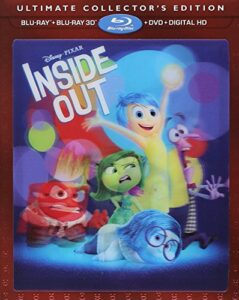 disney pixar inside out 3d exclusive ultimate collector's edition ( 3d blu ray + blu ray + dvd + digital hd) [blu-ray]