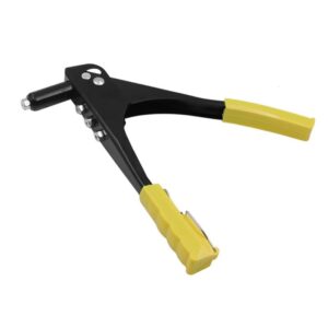 yÁsez 10 inch single handle manual riveter gifts for diy enthusiasts to car mechanics works great for fastening metal plastic