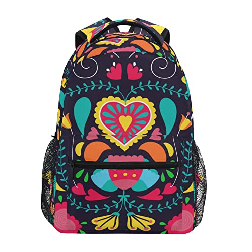 Eyanle Heart Backpack for School Cute Bookbag for Girls Boys Teens Kids Casual Elementary School Travel