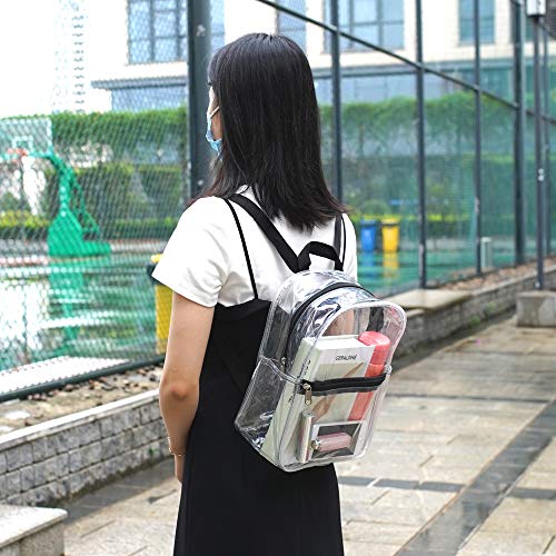 Stadium Approved Clear Mini Backpack,Clear Bag Stadium Approved,Clear Crossbody Purse Bag for women and men